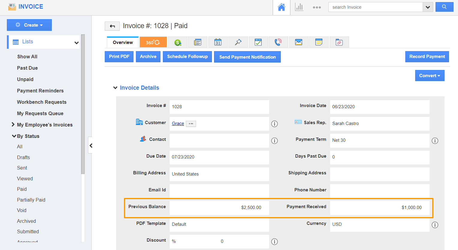 How to enable the Payment Summary option?
