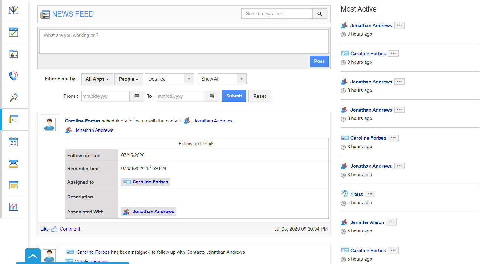 How do I get detailed information in my News Feed?