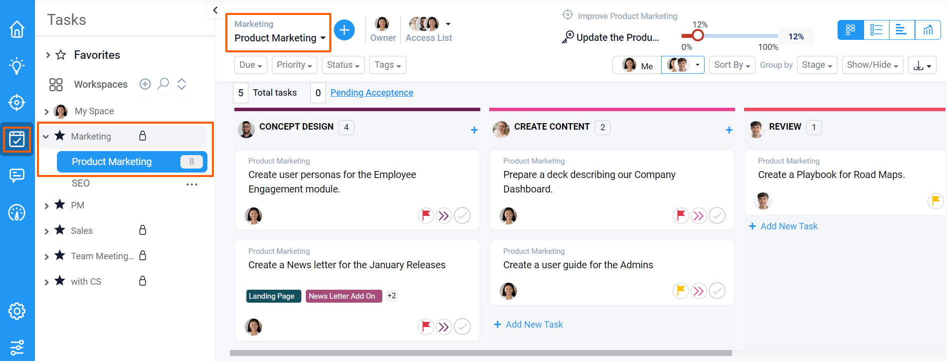How to create sub tasks for an already existing task?|Q&A|Profit.co