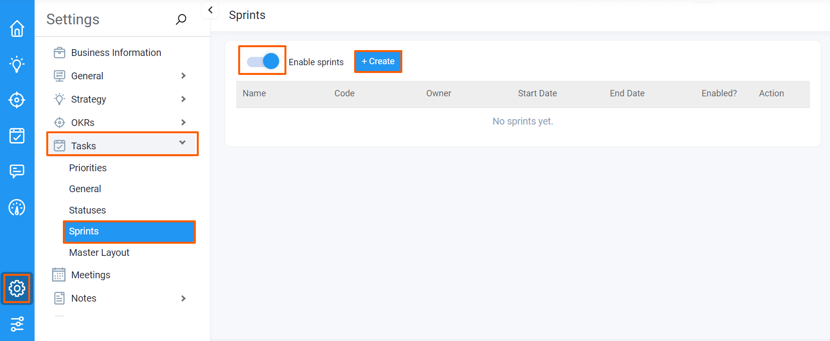 How to set a sprint planner in Task Management? |Q&A| Profit.co