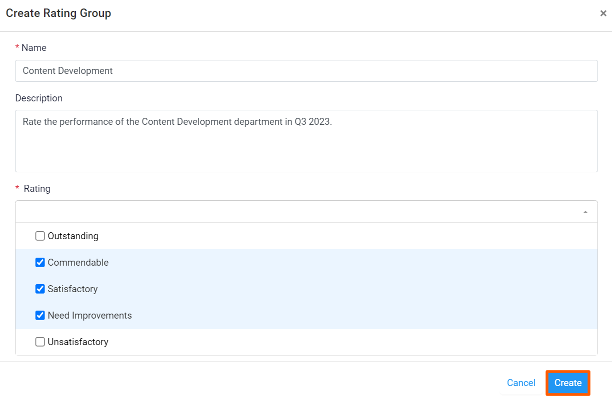 What is Rating Groups in a Performance review?|Q&A| Profit.co