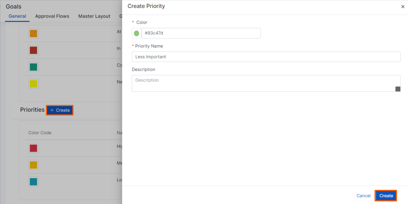 How to create Statuses and Priorities in Goals?|Q&A|Profit.co