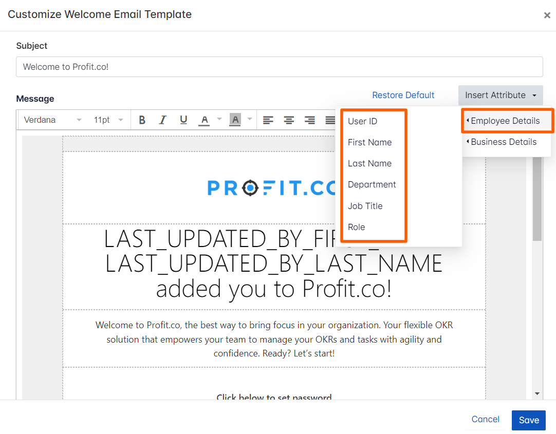 How do I customize the Welcome Email? |Q&A| Profit.co