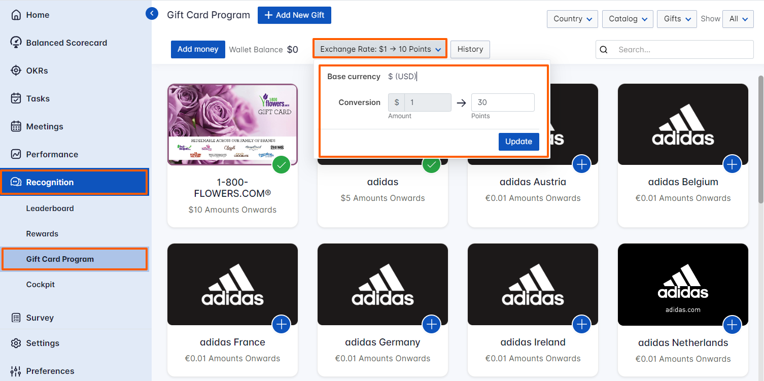 How to set Exchange Rate for points? |Q&A| Profit.co