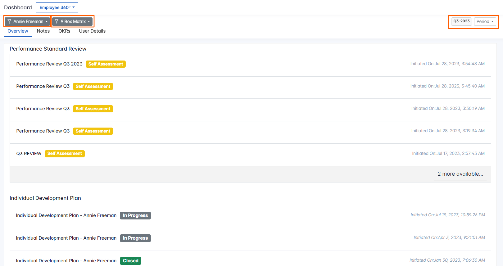 What is the use of the Employee 360 Dashboard |Q&A| Profit.co