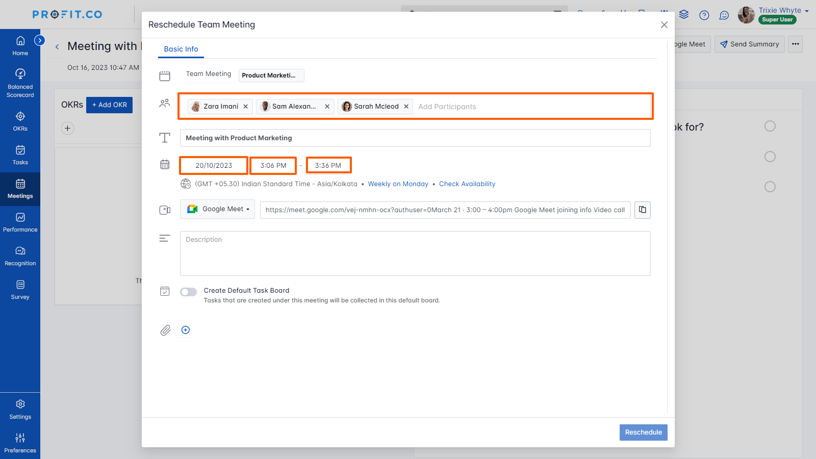 How to Reschedule a Meeting?|Q&A| Profit.co