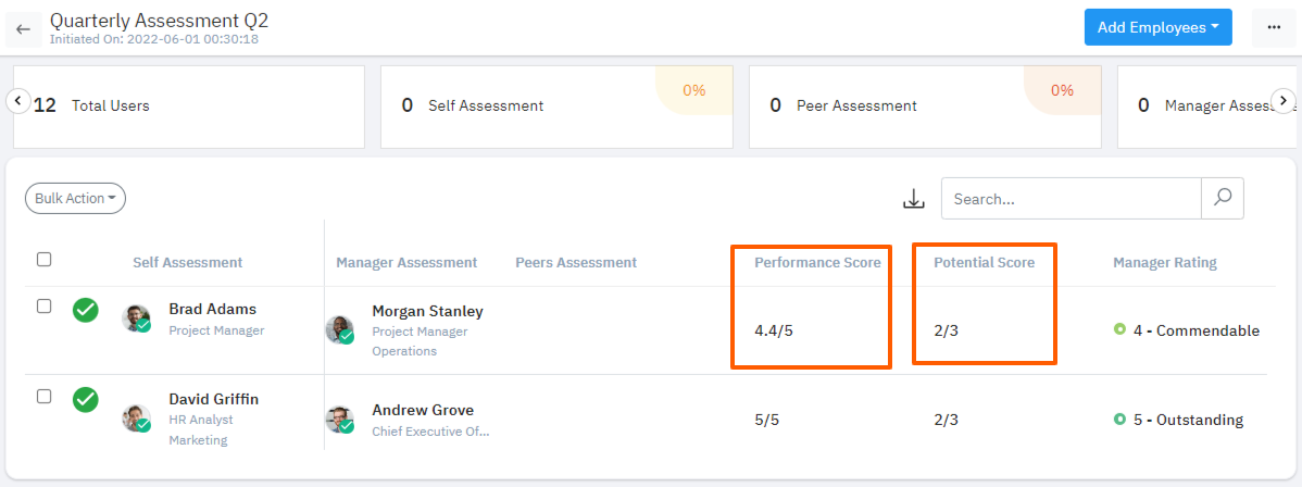 How to set formulas in a custom 9 Box Matrix?|Q&A|Profit.co