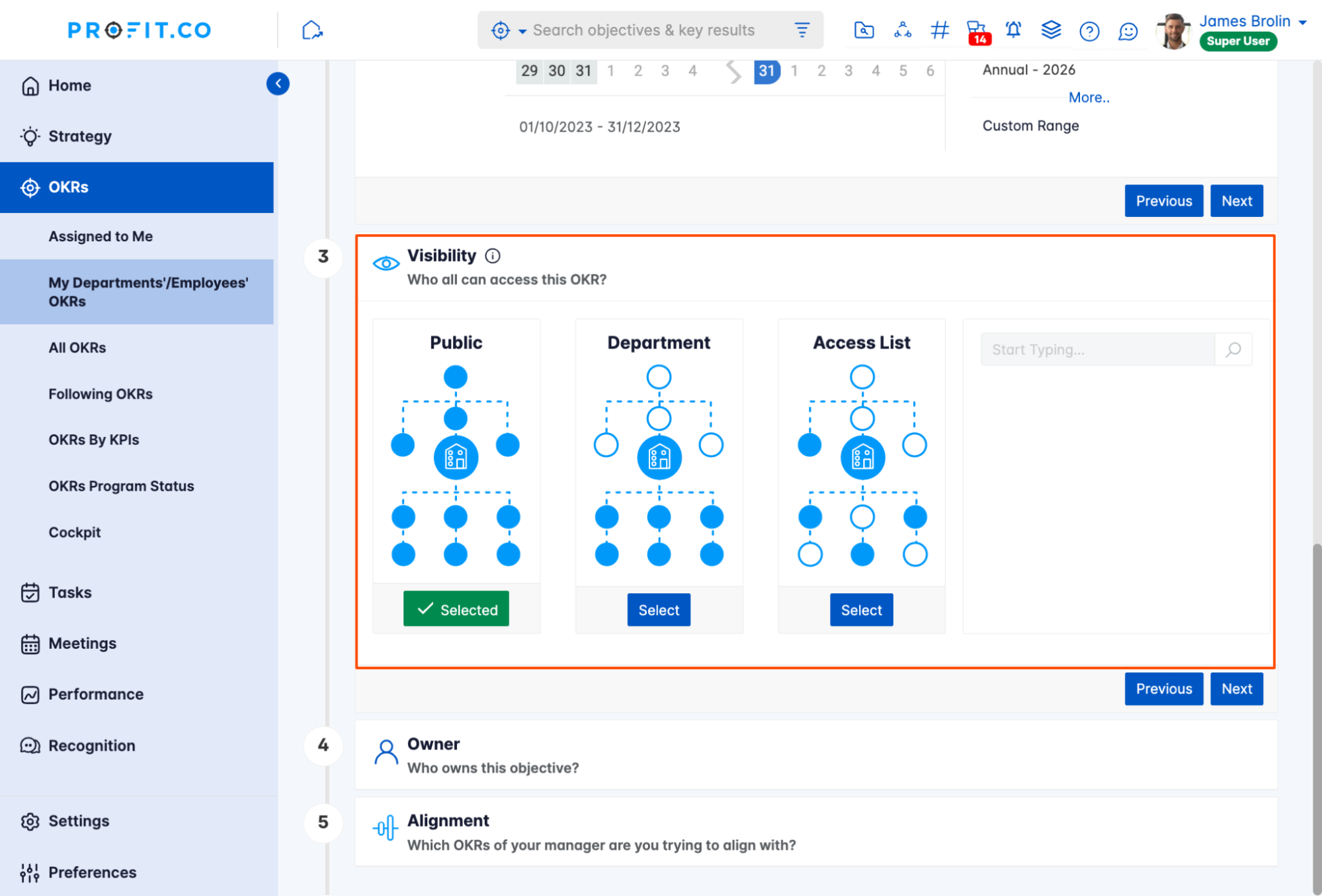 How do I set the department visibility and the access list?| Q&A ...