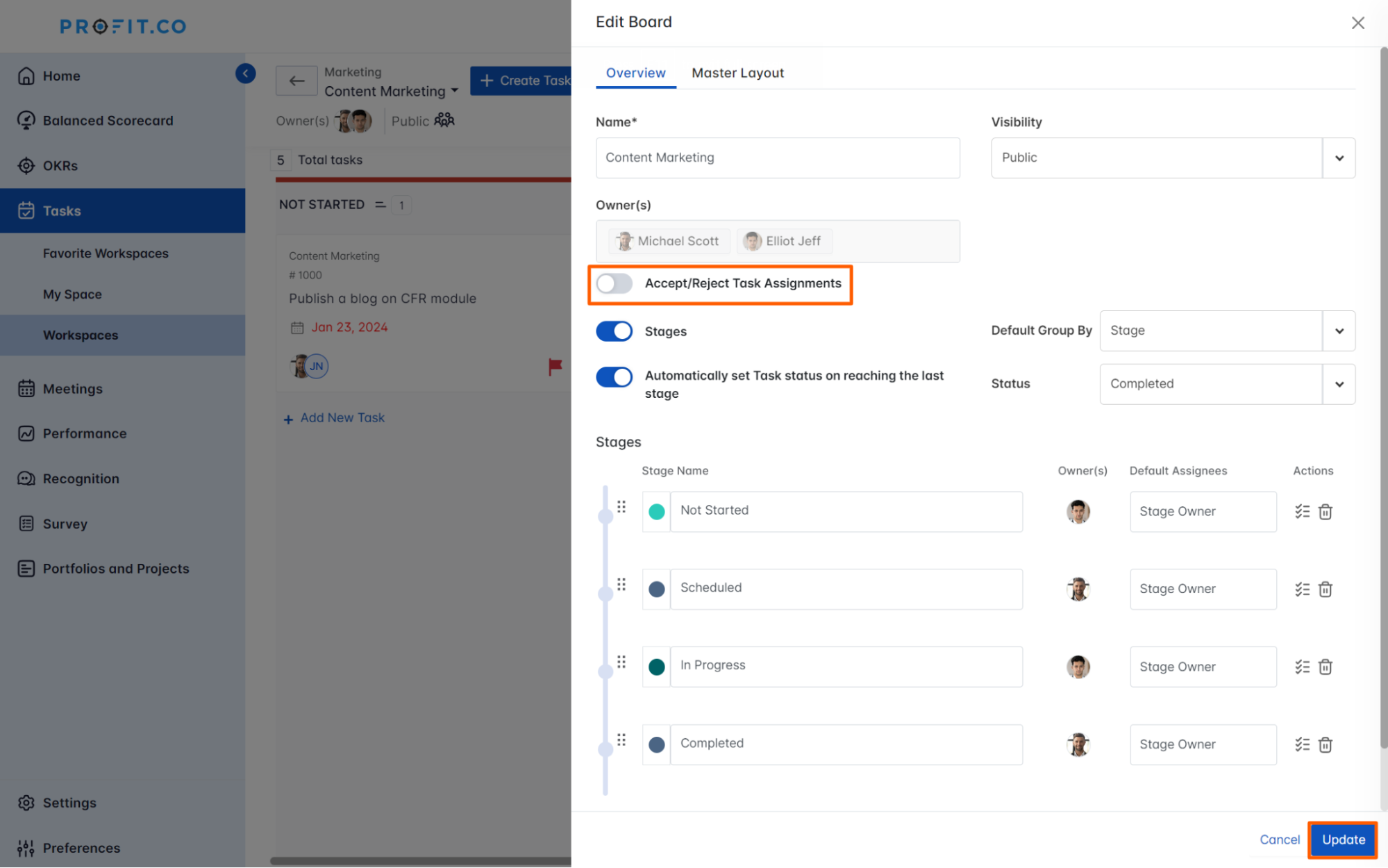 How to disable task accept/reject flow?|Q&A|Profit.co How to disable task accept/reject flow?|Q&A|Profit.co