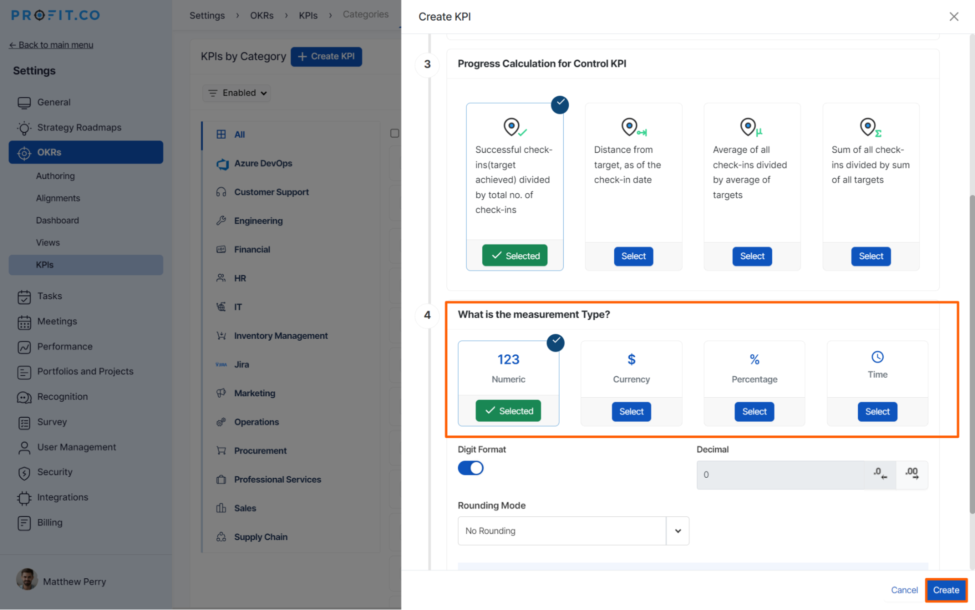 How to create a new KPI?| Q&A| Profit.co