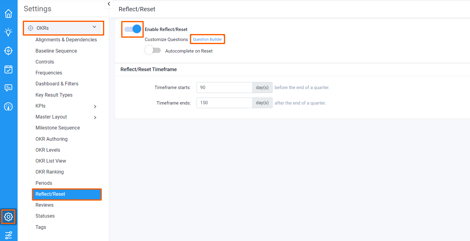 How to enable and customize the reflection Dashboard?|Q&A|Profit.co