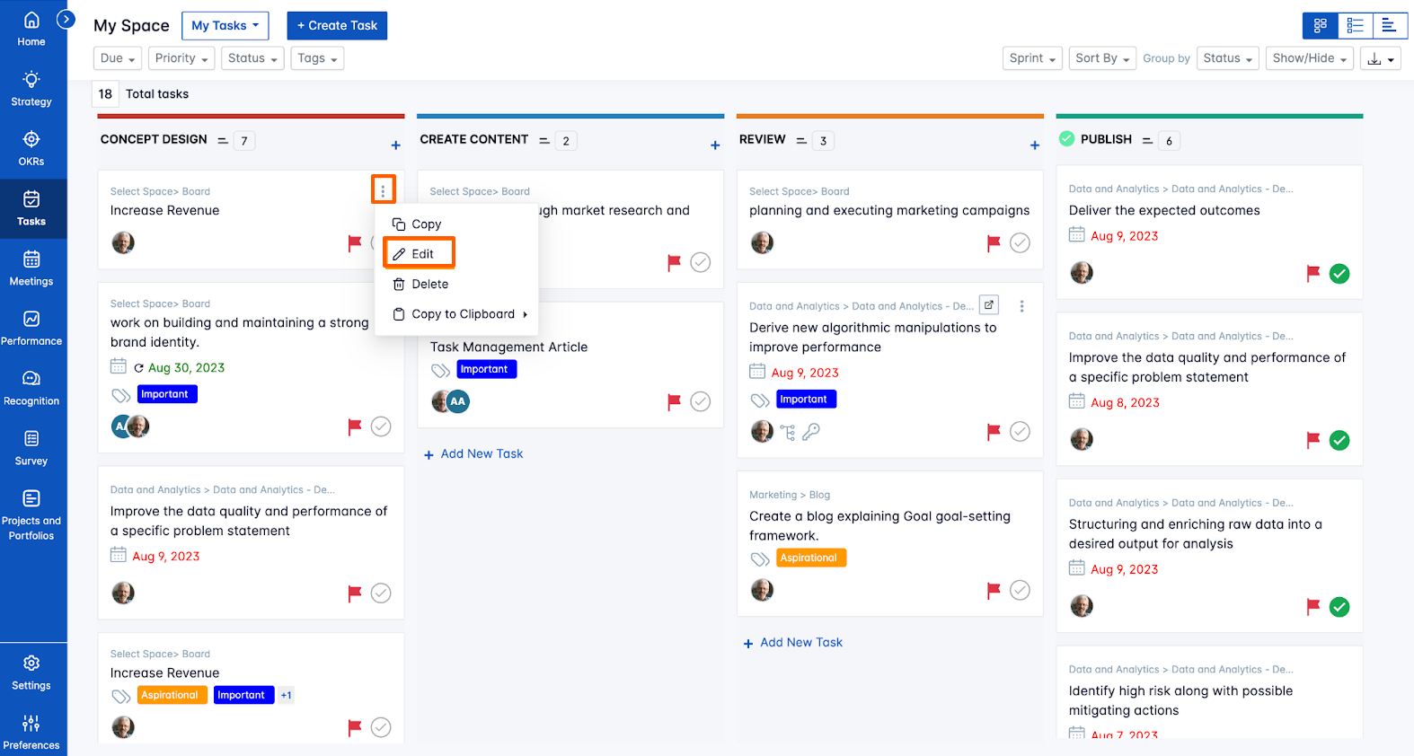 How to set a start date while creating Tasks in Task management?|Q&A ...