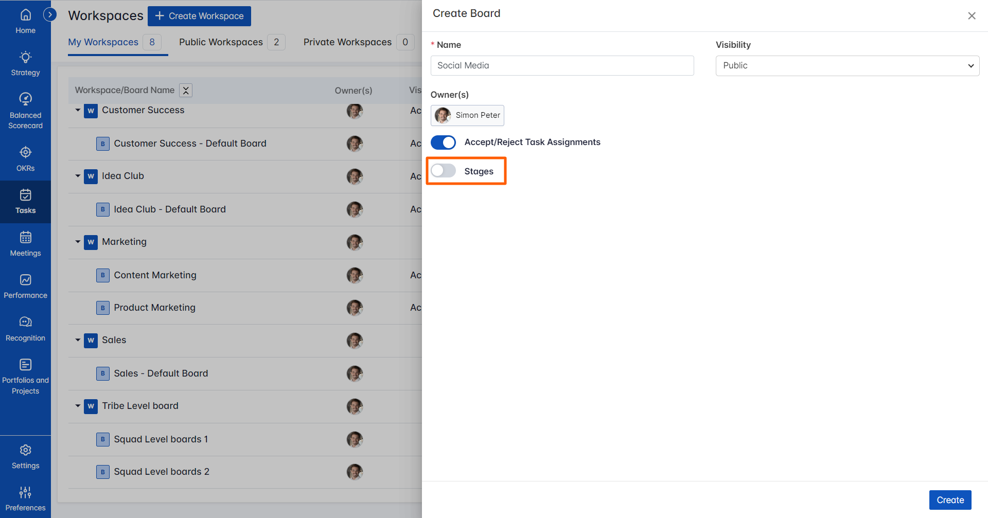 How to enable and add board stages and checklists for the tasks? | Q&A ...