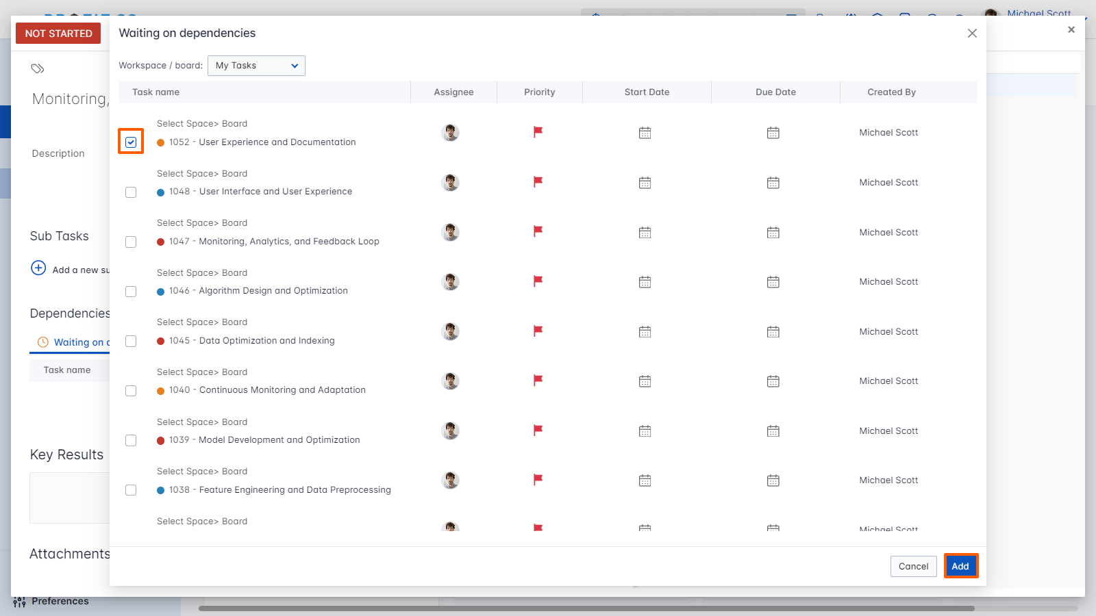 How to add Task Dependencies? |Profit.co |Q&A|