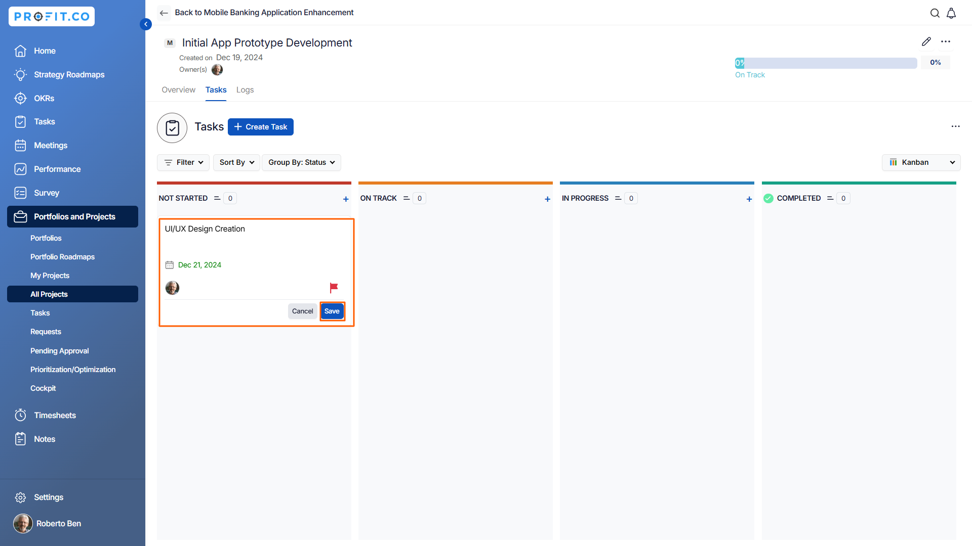 How to create a Project in the PPM module? |Q&A| Profit.co