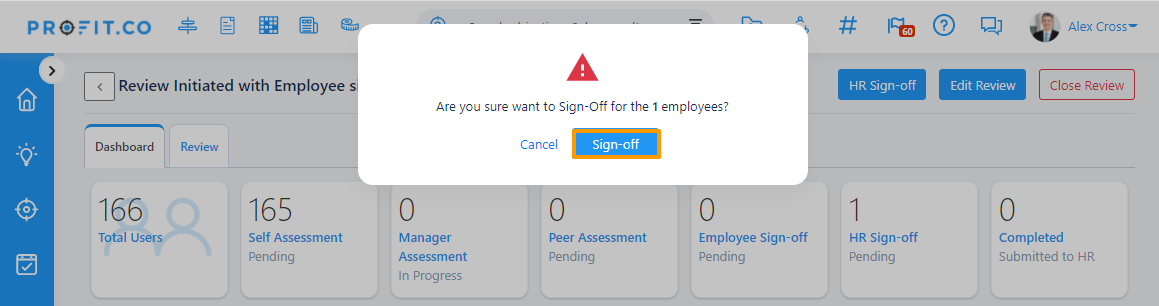 How to perform HR Sign-off in Performance management?| Q&A| Profit.co