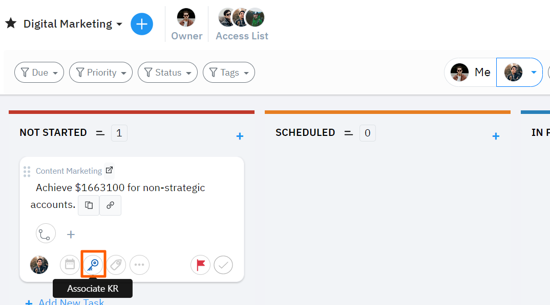 How to associate Tasks with sub-key results?|Q&A|Profit.co