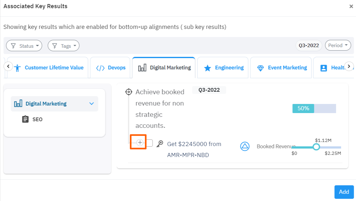 How to associate Tasks with sub-key results?|Q&A|Profit.co