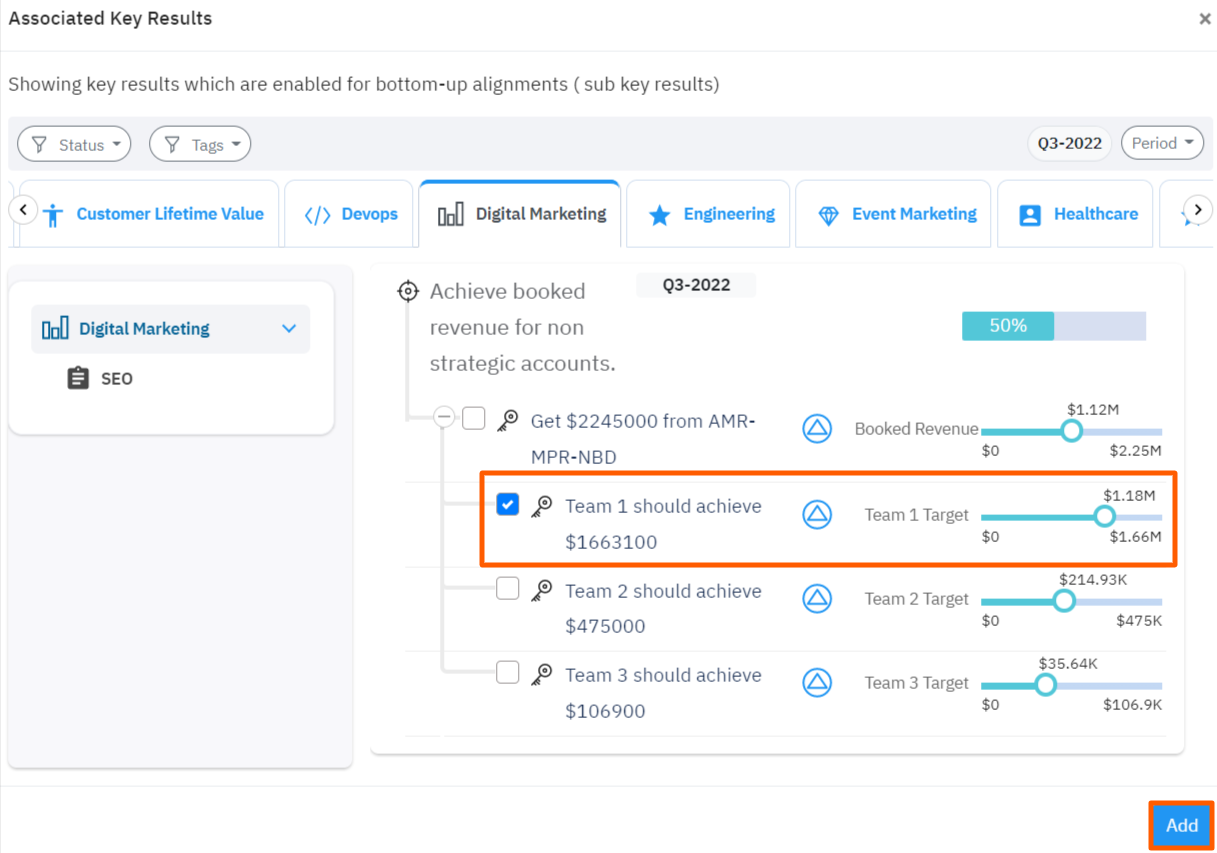 How to associate Tasks with sub-key results?|Q&A|Profit.co