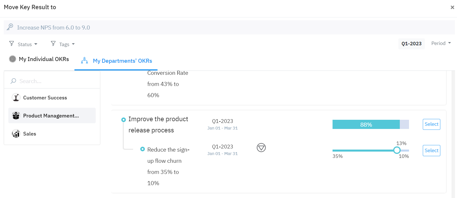 How to swiftly move Key results to any objective in Profit.co?|Q&A ...