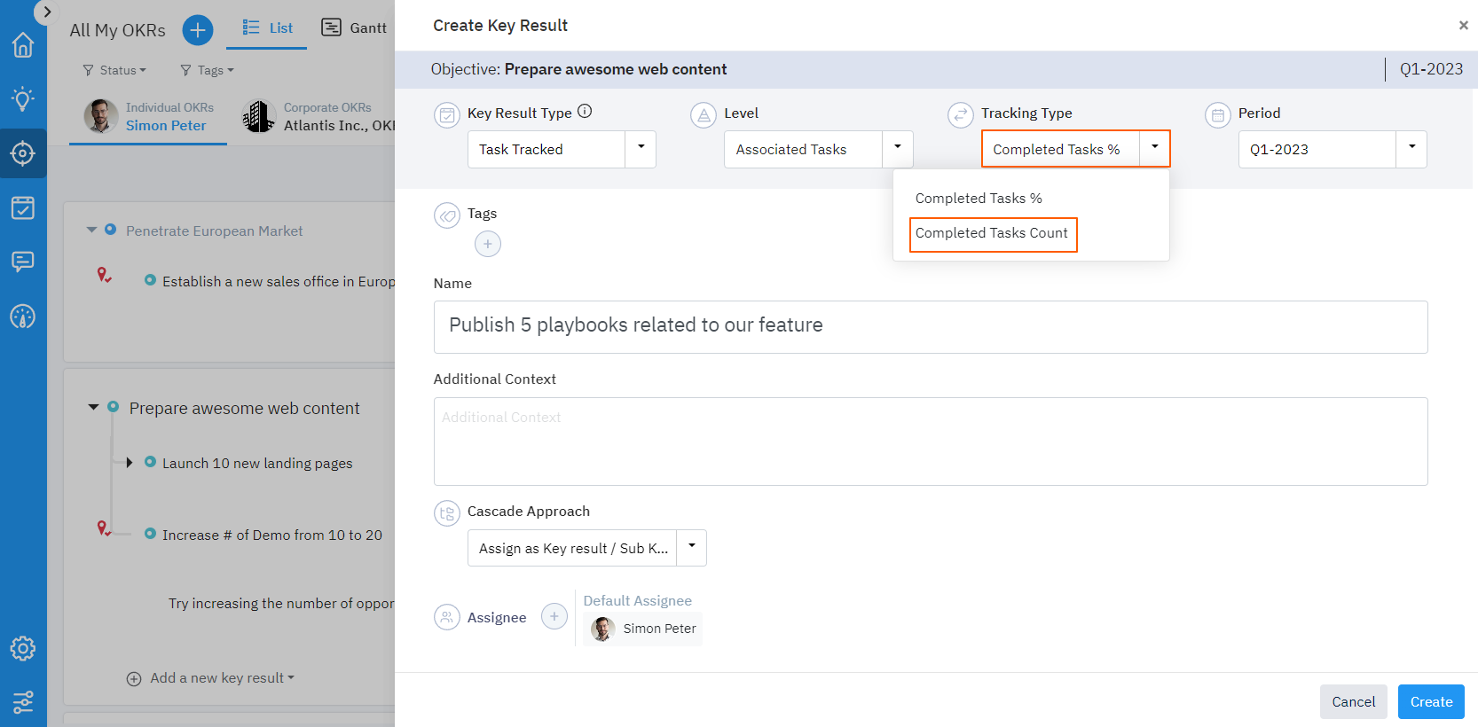 How to view the completed task count in Task Tracked Key Result? |Q&A ... How to view the completed task count in Task Tracked Key Result? |Q&A ...