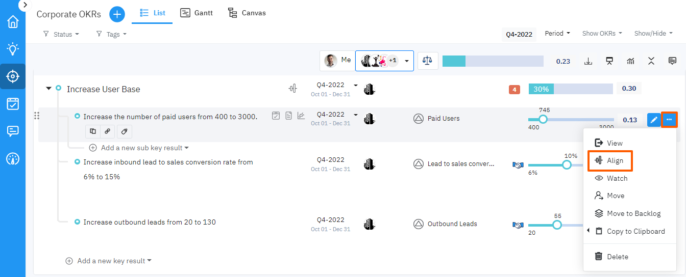 How to align key results? |Q&A| Profit.co