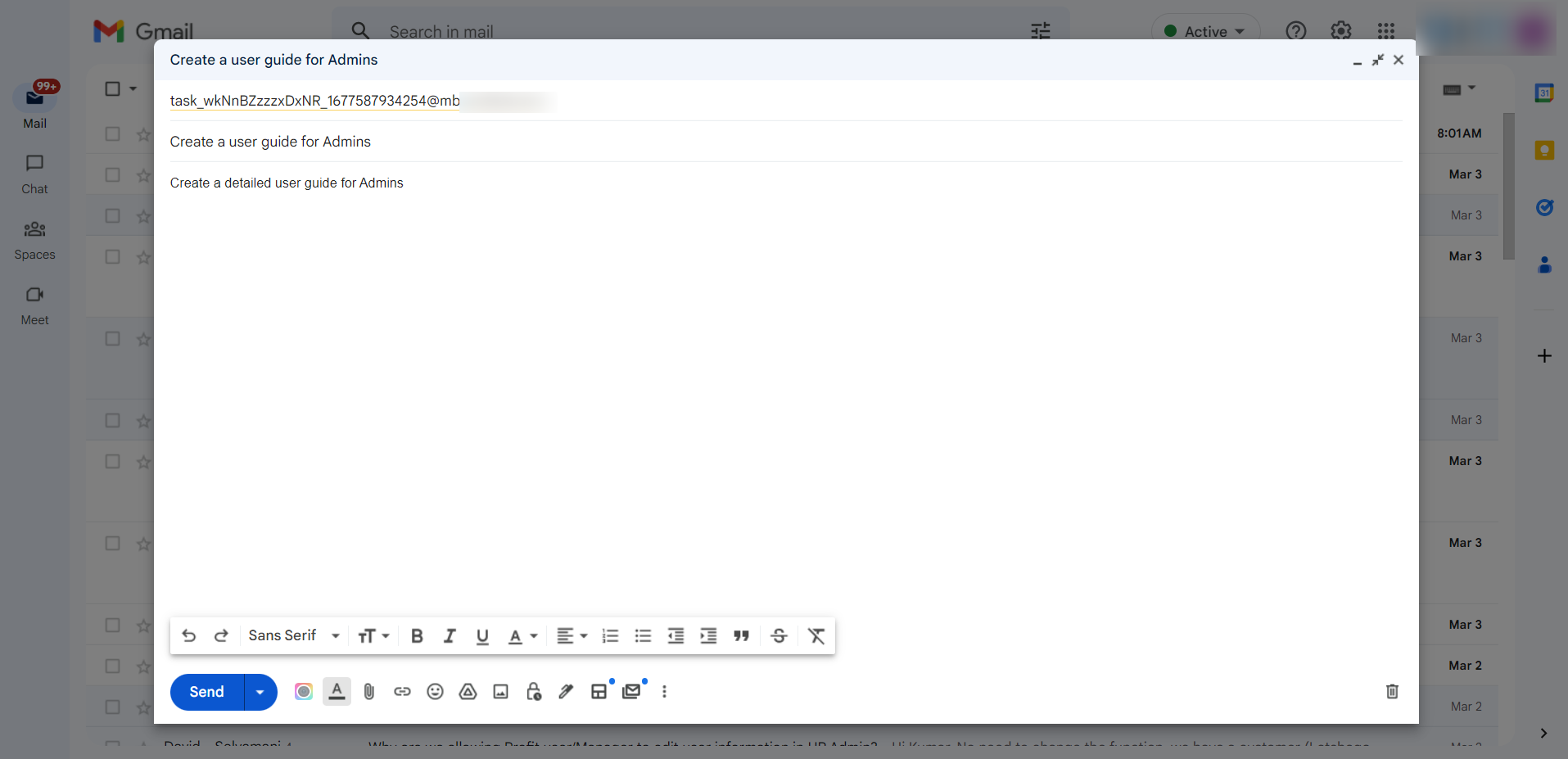 How to assign a task through email? |Q&A| Profit.co