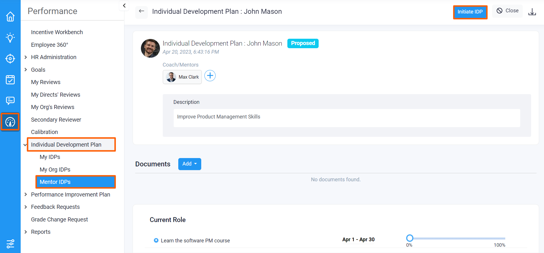 How to initiate a Individual Development Plan (IDP) in Profit.co? | Q&A ...