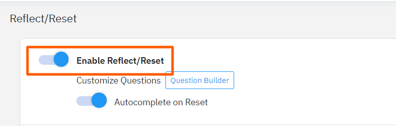 Enabling Reflect/Reset |Q&A| | Profit.co