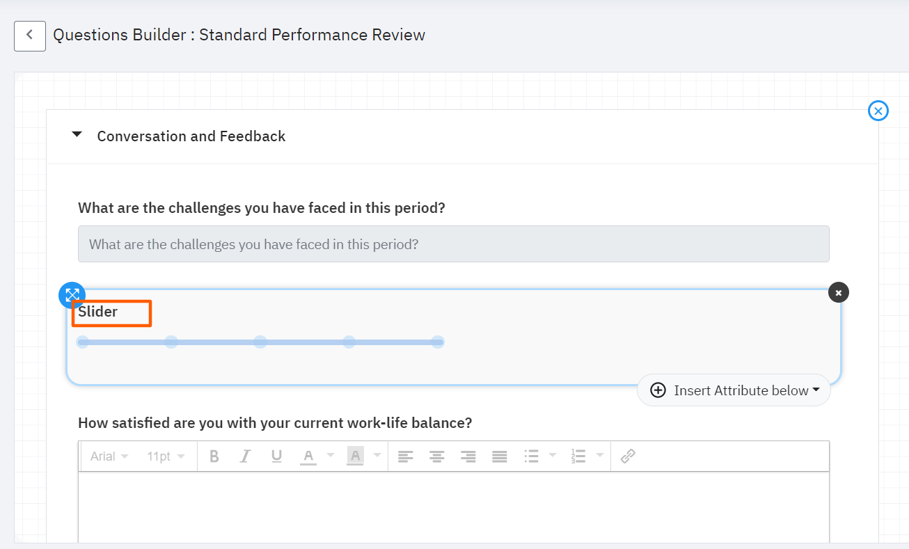 How to customize the Rating slider in performance reviews?|Q&A|Profit.co