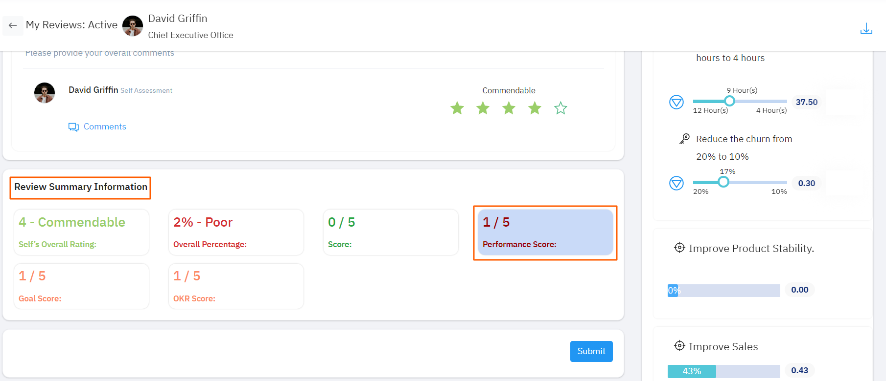 How to customize the Review Summary Box for Performance Reviews |Q&A ...