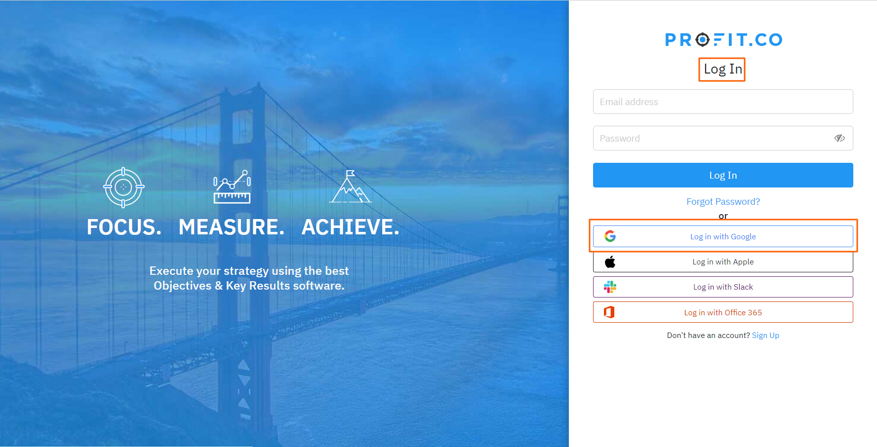 How to log in to Profit.co via Google SSO |Q&A| Profit,co