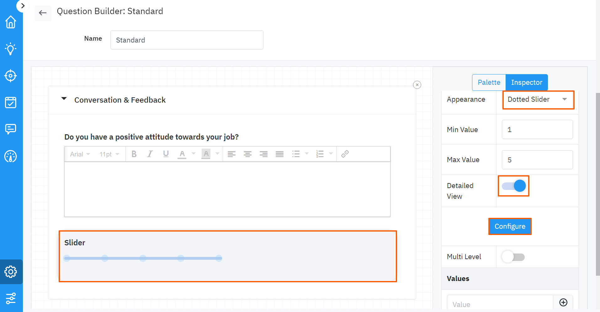 How to Configure the Rating Scale Slider for Performance Reviews |Q&A ...