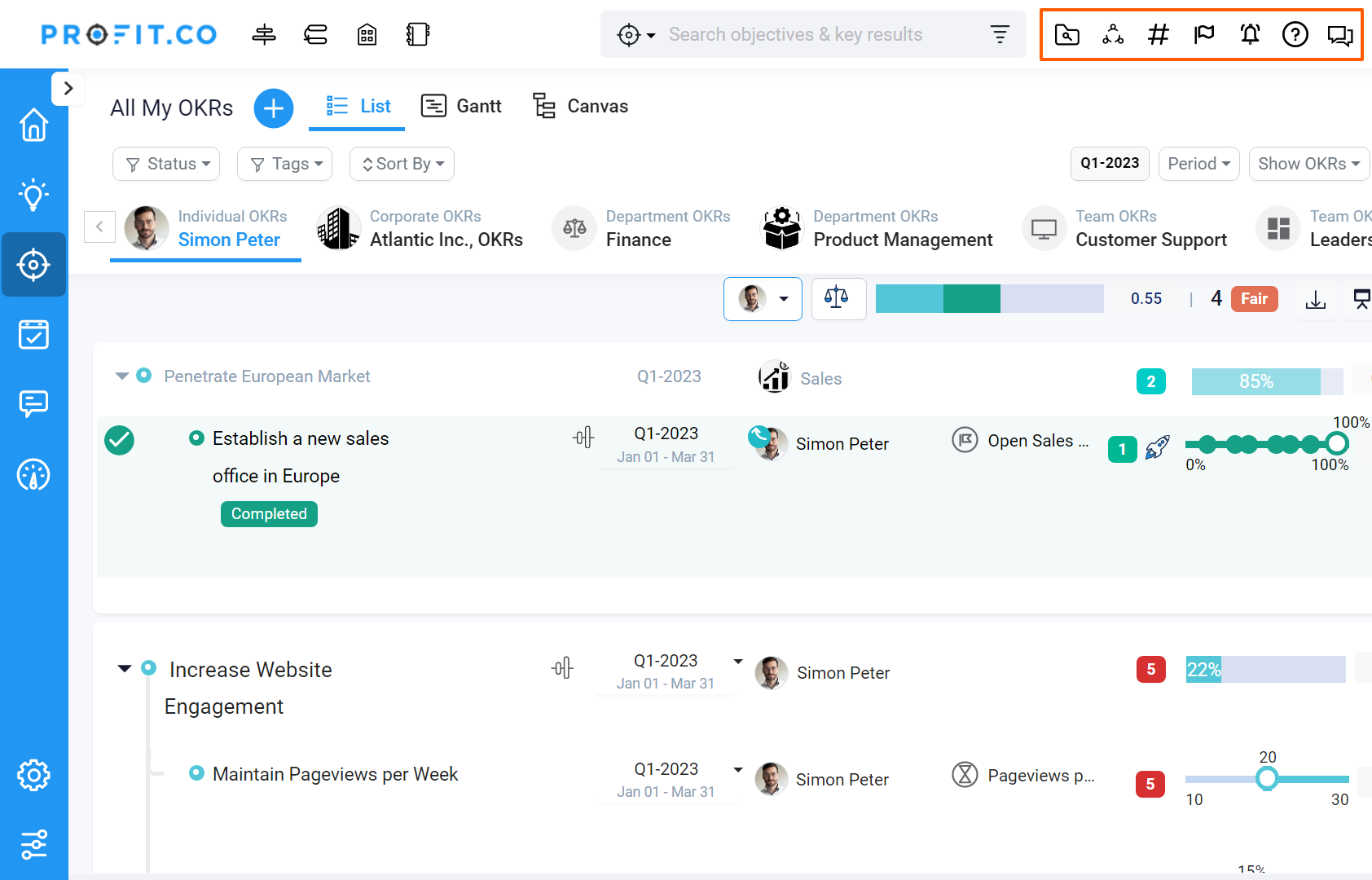Disable OKR Backlog |Q&A| Profit.co