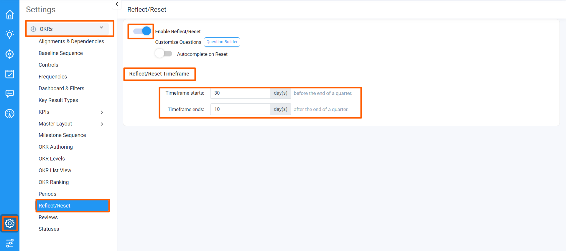 Enabling Reflect/Reset |Q&A| | Profit.co